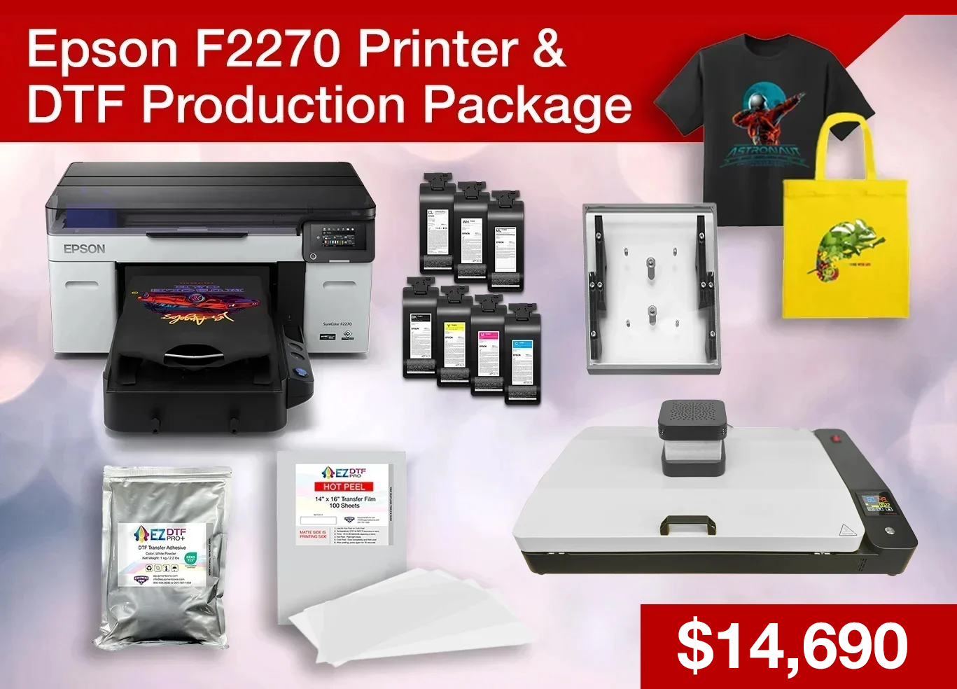 Epson SureColor F2270 | Dual DTF & DTF Printer